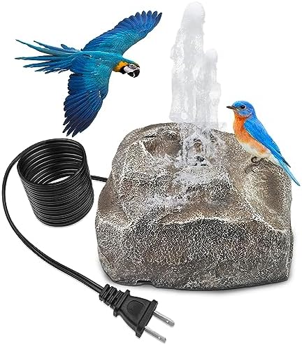 Amazon.com: Quackups Solar Bubbler Fountain for Hummingbirds, Small ...