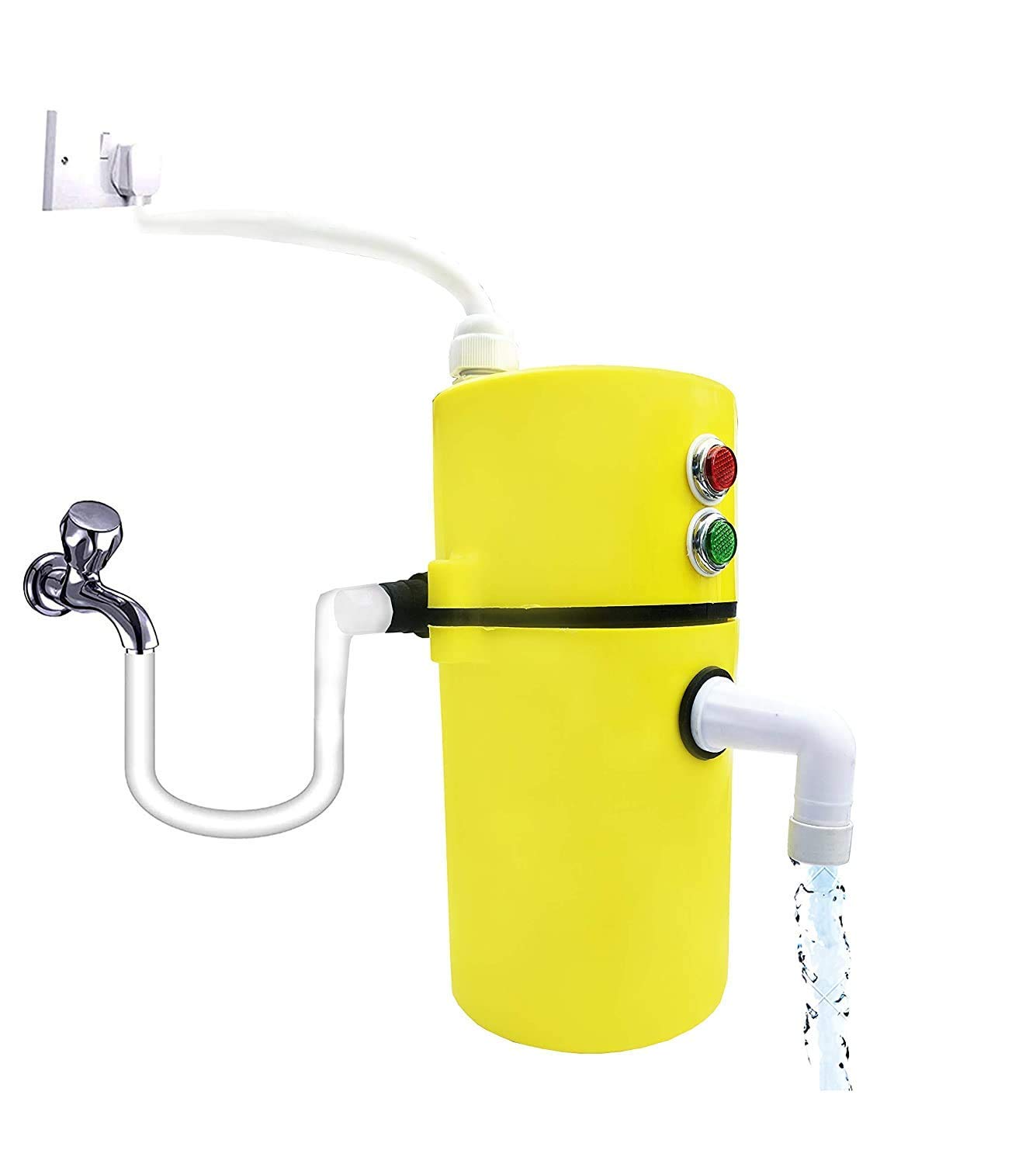Techking Auto Cut Off Mini Portable Instant Water Heater Geyser ...