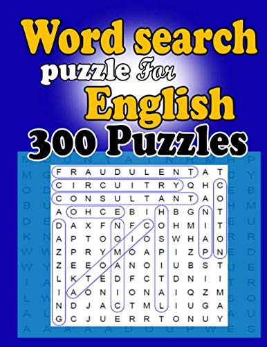 Amazon | Word search puzzle for English: 300 Puzzles | putpon, putpon ...