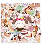 Amazon.com: 50 Pack Pcs Boba Bubble Tea Stickers for Water Bottles ...