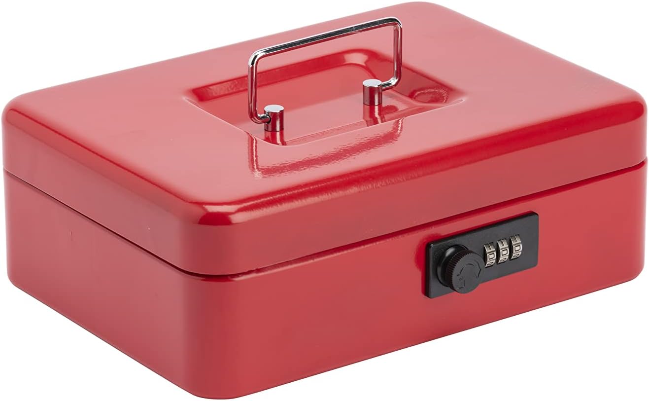 Stalwart 75-005 Metal Storage Lock Box, 12" : Amazon.co.uk: Home & Kitchen