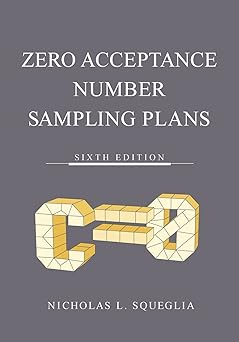Amazon | Zero Acceptance Number Sampling Plans | Squeglia, Nicholas L ...