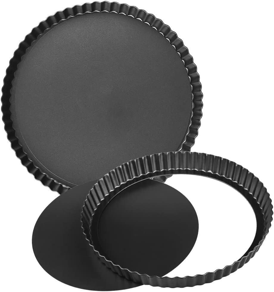 Amazon.com: Chicago Metallic Non-Stick 10-Inch Quiche Pan: Tart Pan ...