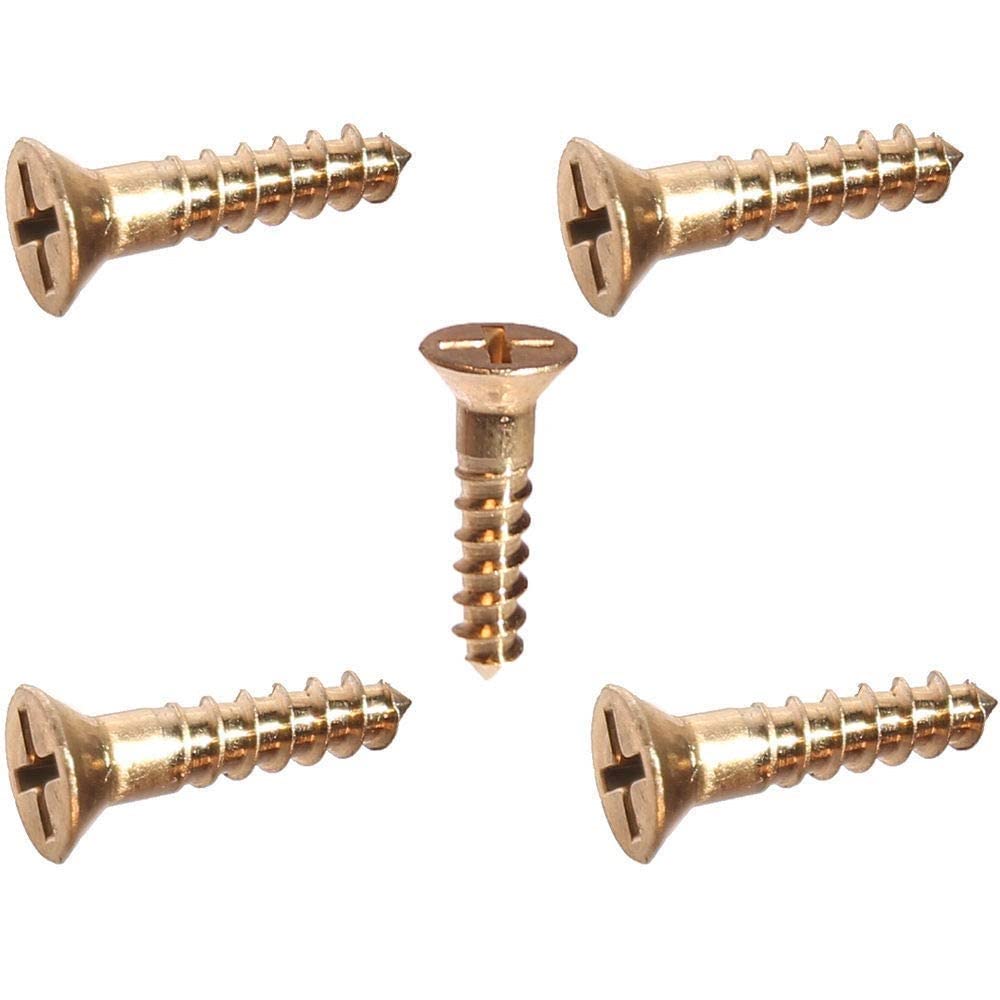 #14 x 1 Silicon Bronze Wood Screws, Flat Head, Frearson Drive Qty 250 ...
