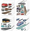 Amazon.com: 24 Make A Train Stickers for Kids - Create Your Own Steam ...