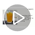 Buy Yera Conical Glass Tumbler Set - 215 ml - Elegant Moulded Design ...