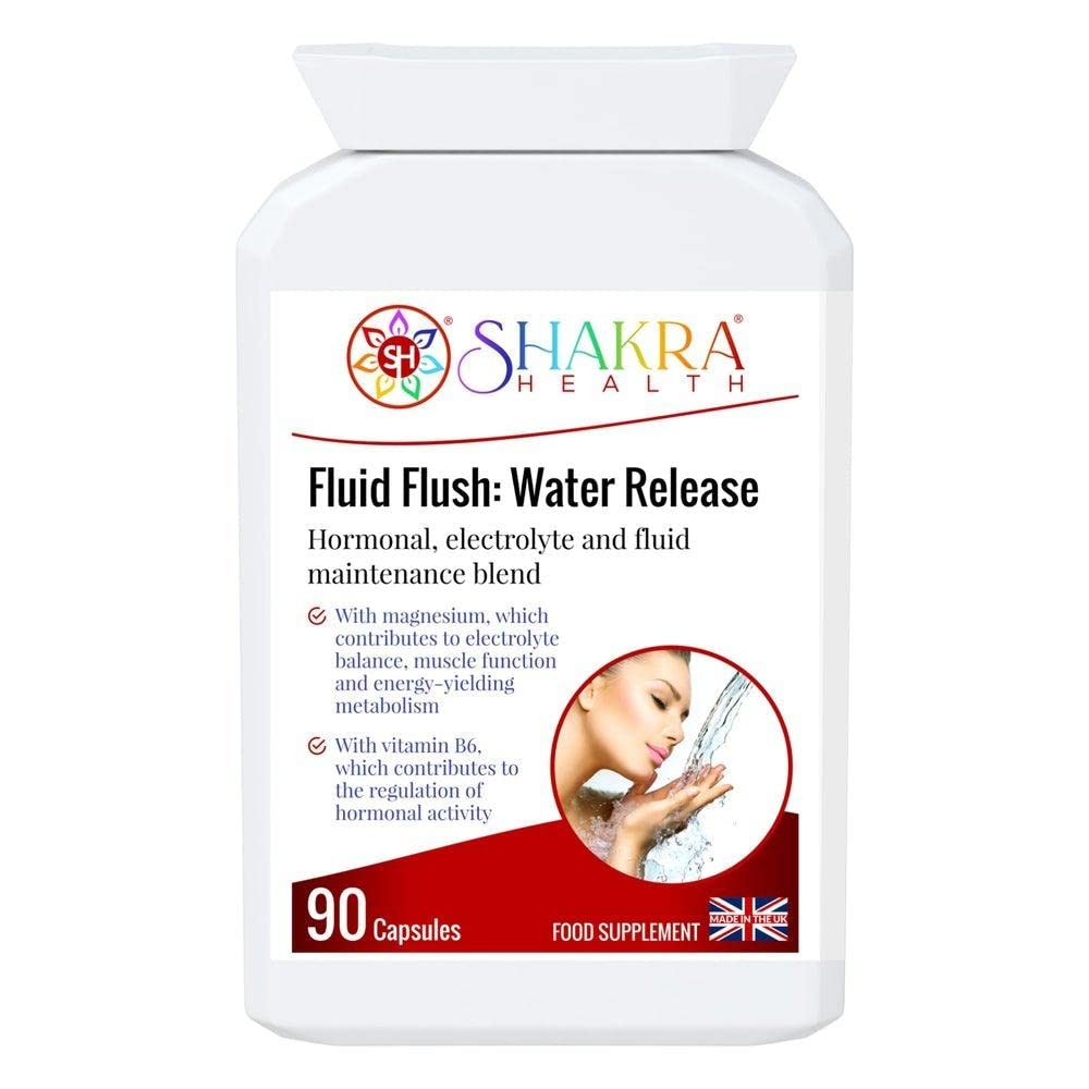 Fluid Flush: 90 Water Release Capsules. Swelling, Tenderness & Excess ...