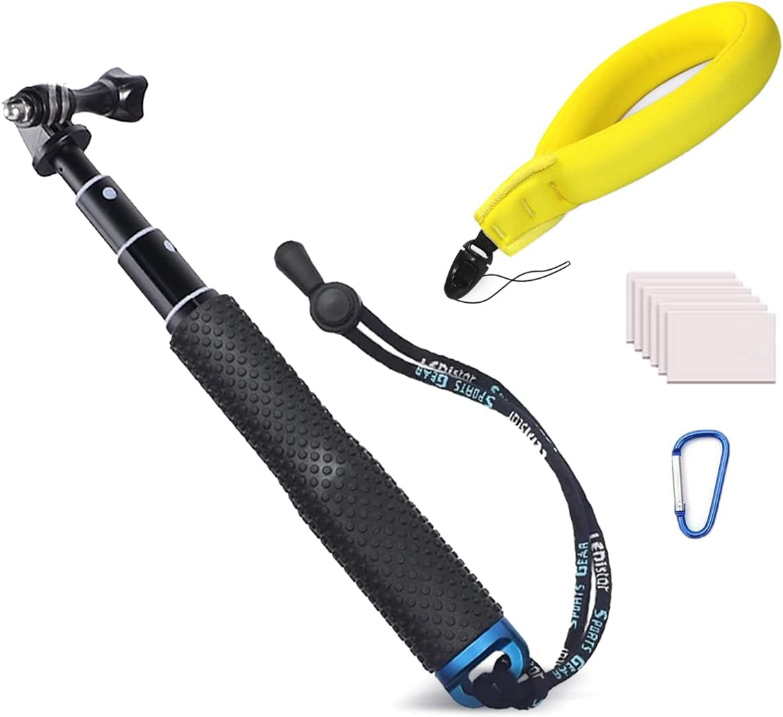 FitStill Waterproof Monopod Floating Hand Grip for Go Pro Hero 12/11/10 ...