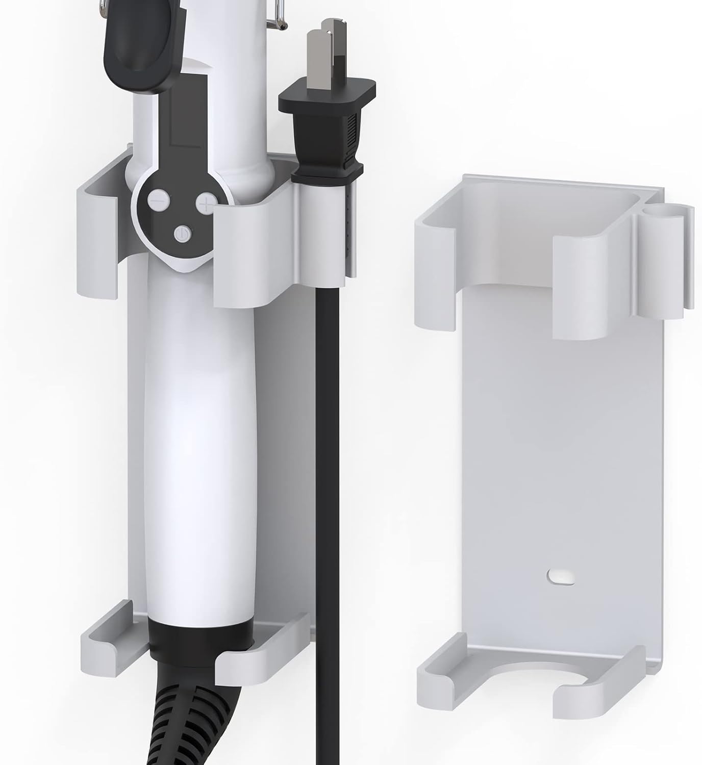 Amazon.com: DODAMOUR 2 Pack Wall Mount Curling Iron Holder, Hair Curler ...