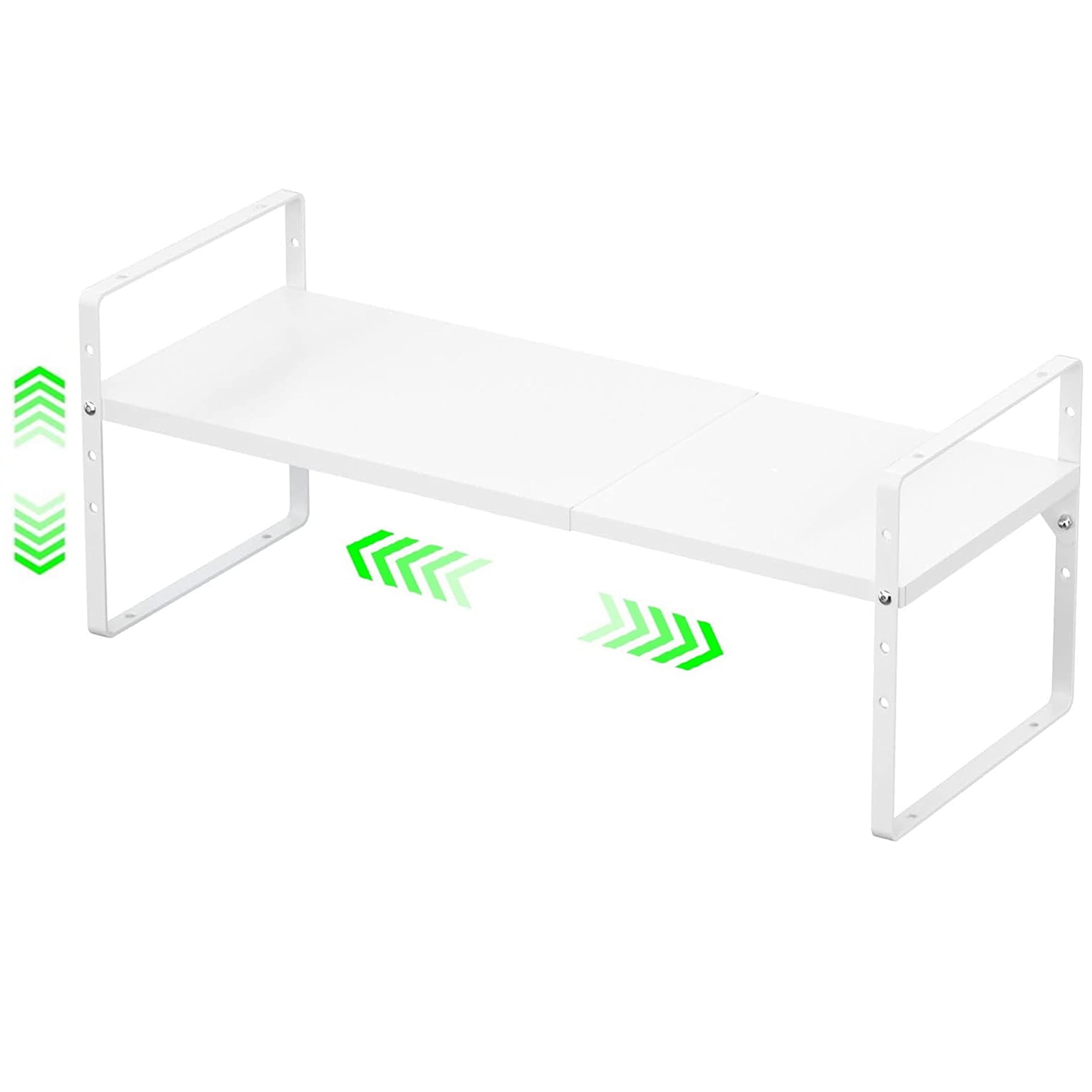 Snapklik.com : Expandable Kitchen Cabinet Storage Shelf, Stackable ...