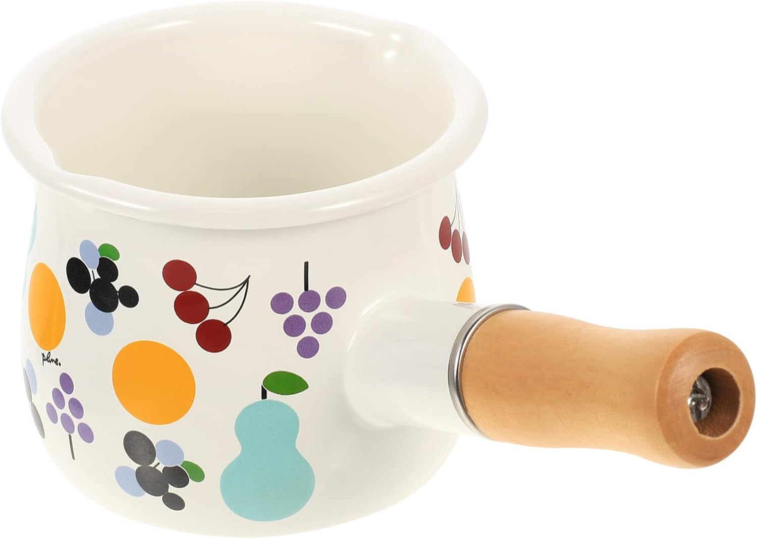 Amazon.com: UPKOCH Enamel Milk Pot with Dual Pour Spout Mini Butter ...
