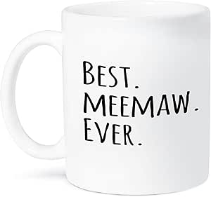 Amazon.com: 3drose Best Meemaw Ever, Gifts for Grandmothers, Nicknames ...