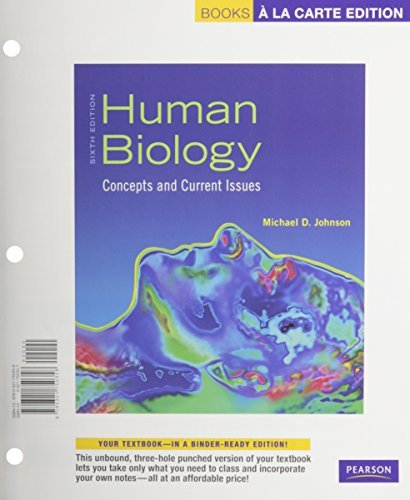 Buy Human Biology: Concepts and Current Issues (Books a la Carte) Book ...