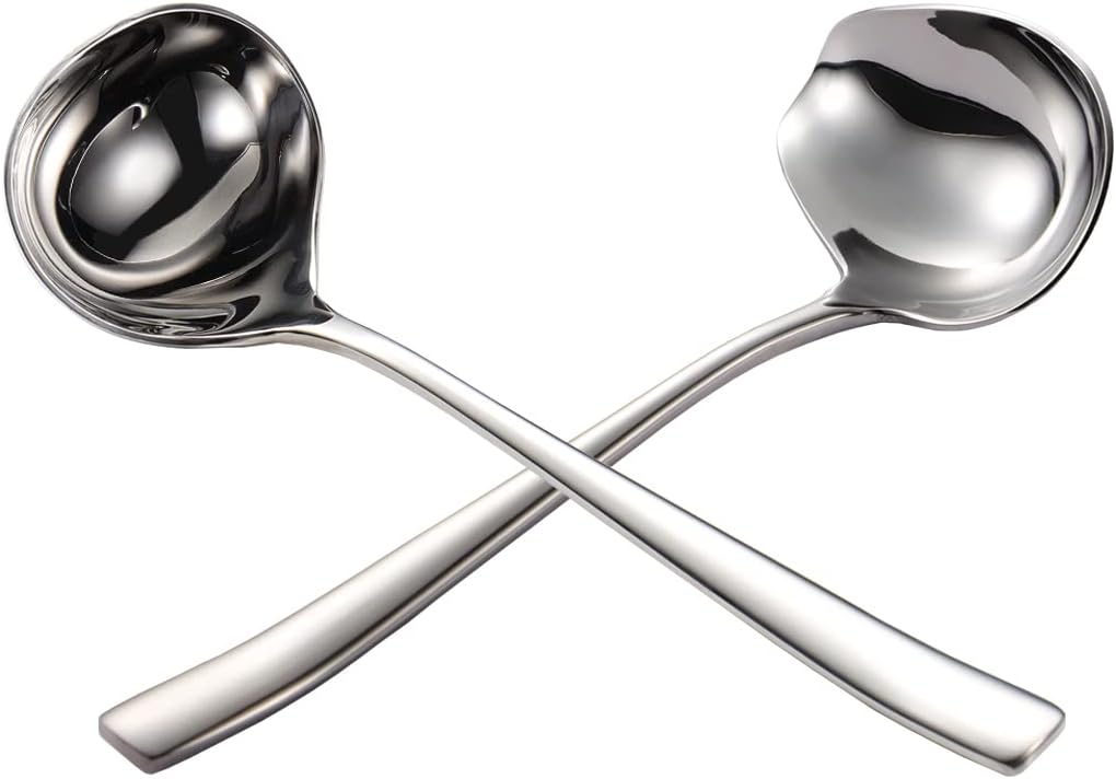 Amazon.com | Generic Stainless Steel Small Sauce Ladle, With Pouring ...
