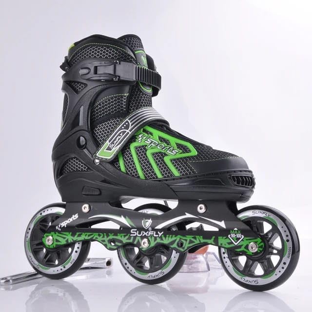 Rolerbull Inline Skates Size Adjustable All Pure PU Strong Wheels ...