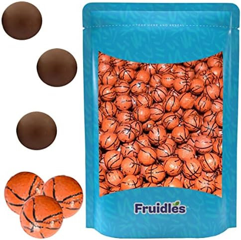 Amazon.com: Premium Milk Chocolate Basketball, Sports Ball Chocolate ...