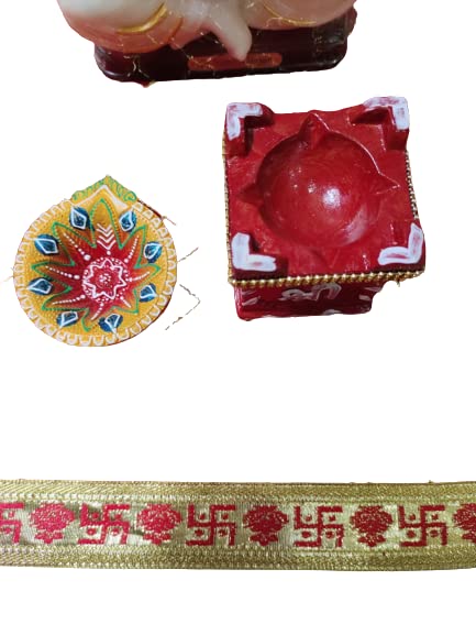 Buy New Inning Tulsi Vrindavan Shaped Terracotta Diya for Tulsi Puja ...