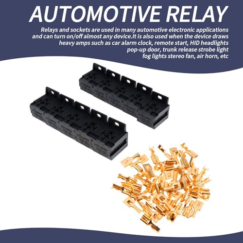 Snapklik.com : Gunhunt 10 PCS Automotive Relay Base Kit, PA66 Material ...
