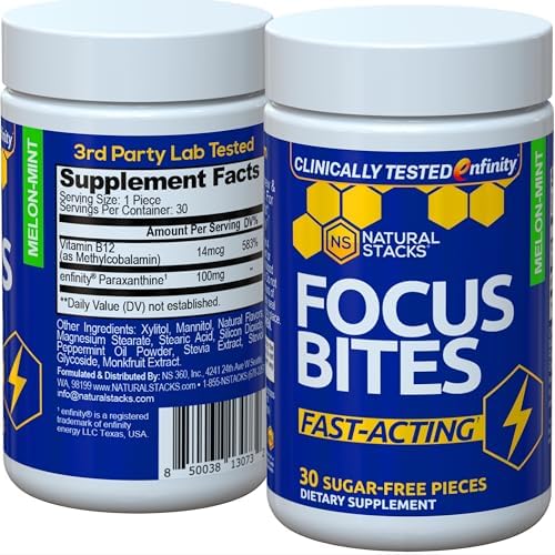 Amazon.com: NATURAL STACKS FOCUS BITES for Productivity & Cognition ...