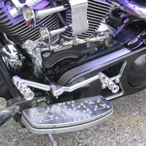 Snapklik.com : Motorcycle CNC Edge Cut Anti-Skid Gear Knurled Shifter ...