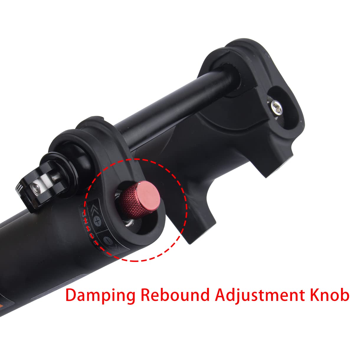 BOLANY 26/27.5inch Bike Suspension Fork 34mm Stanchions 1-1/8inch ...