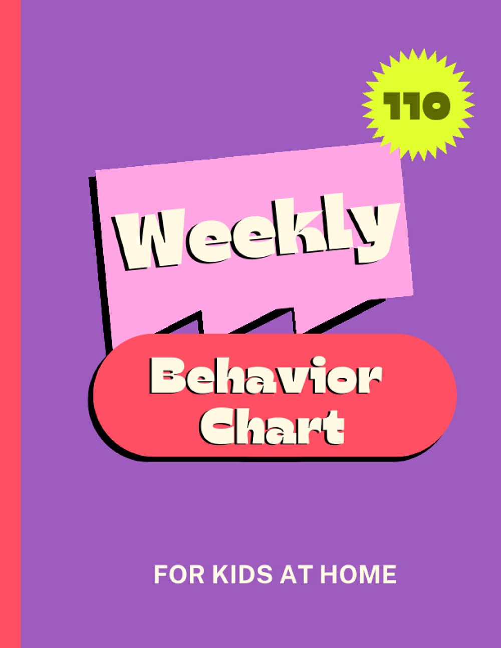 Buy Weekly Behavior Chart for Kids at Home: Kids chores chart, home ...