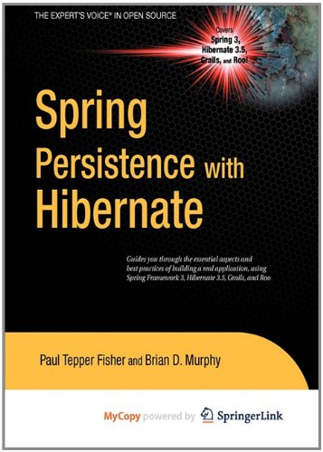 Spring Persistence with Hibernate: 9781430269830: Computer Science Books @ Amazon.com
