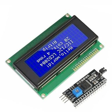 Prakti LCD 20x4-LCD-Character Display blue with IIC-I2C-Serial ...