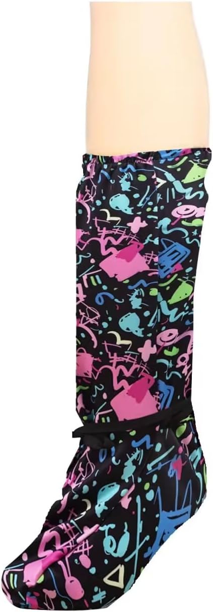 Amazon.com: Leg Cast Covers - Black Cast Covers,Cast Sock Over Cast ...