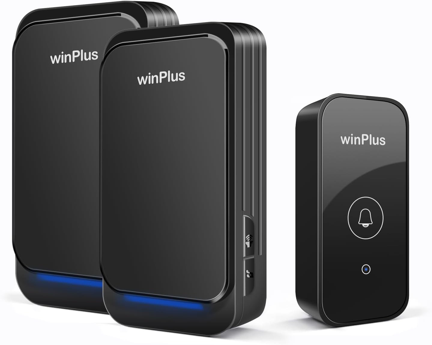 Wireless Remote Control Chime Door Bell with Double-Receiver Wireless ...