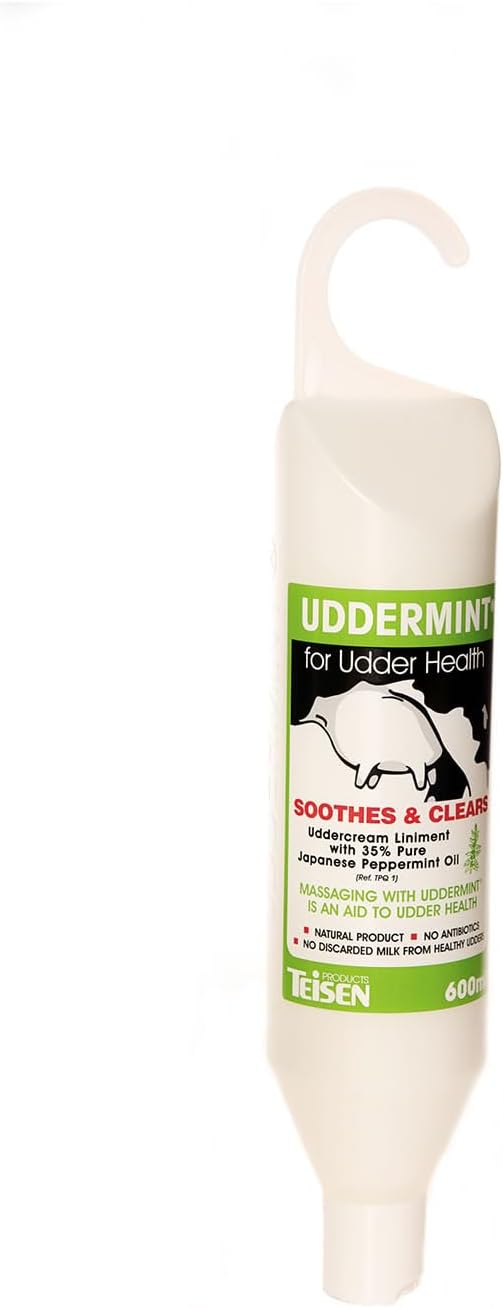 Teisen Uddermint - 600ml Body Lubricant, Mint Scent, Farmers Animal ...