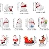 Amazon.com: Christmas Miniature Figurines, 17Pcs Mini Christmas ...
