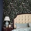 JiffDiff Floral Wallpaper Peel and Stick 118" x 17.3" Farm Floral ...