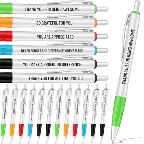 Faccito 30 Pcs Inspirational Ballpoint Pens Motivational Quotes Pen ...