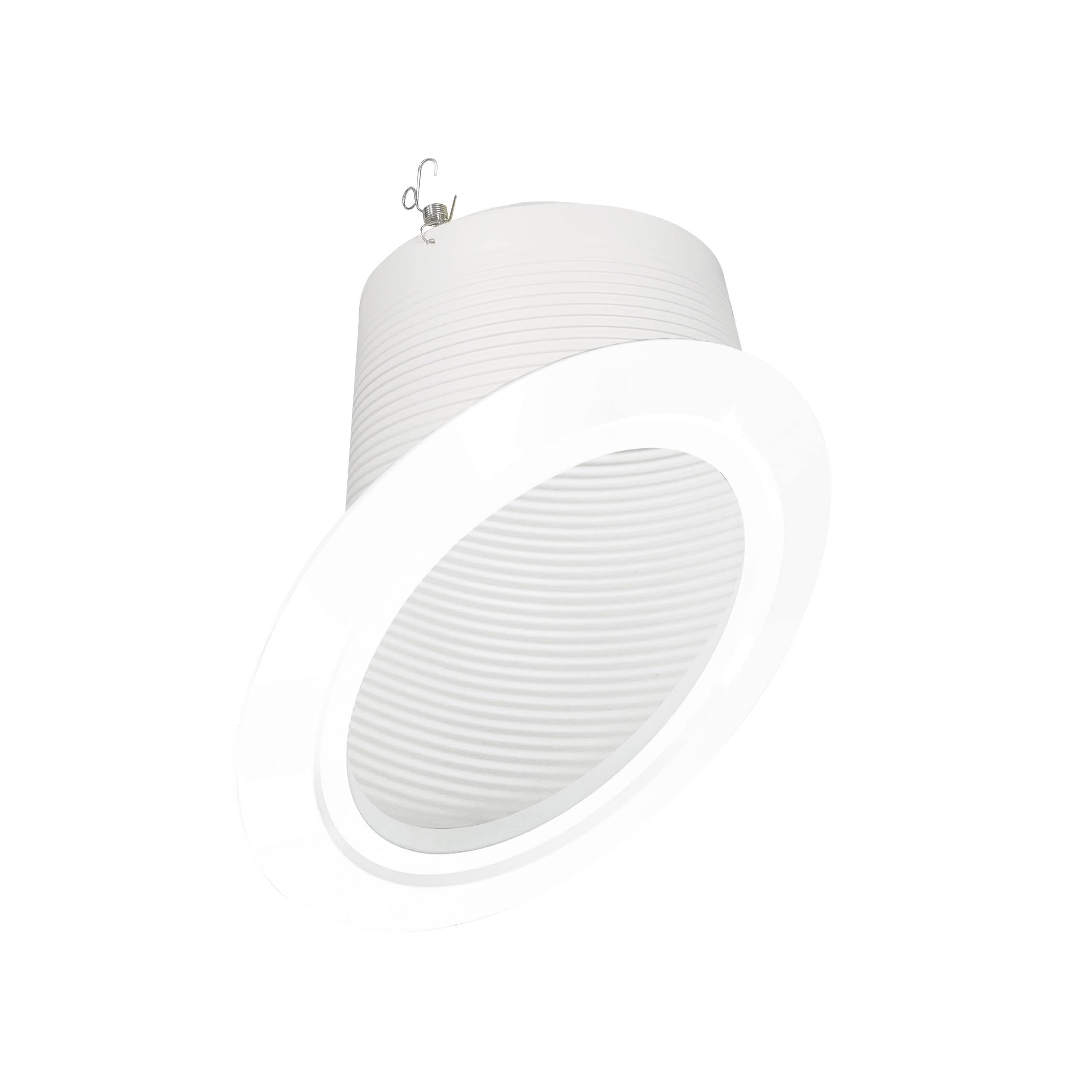 Nora Lighting NTM-617/45W 6" Super Sloped Baffle Trim (White Baffle ...