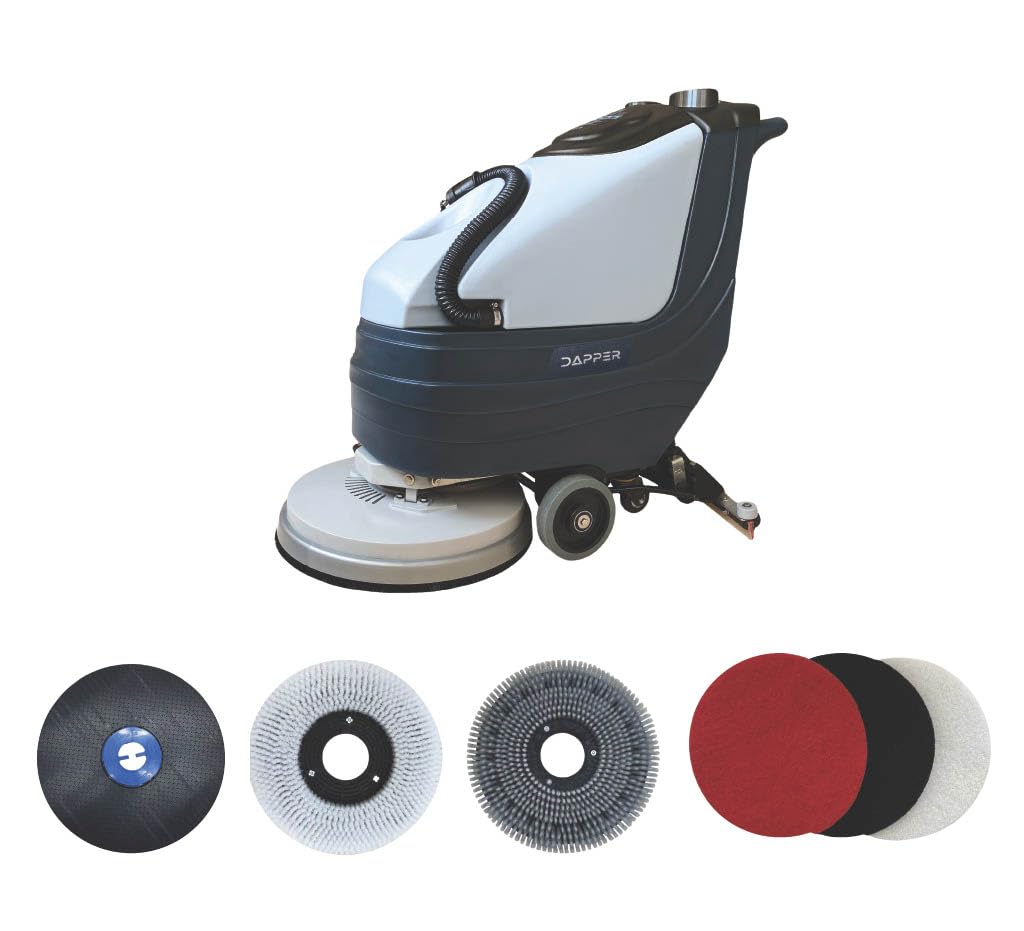 Amazon.com: Battery Powered Walk Behind Floor and Carpet Scrubber ...