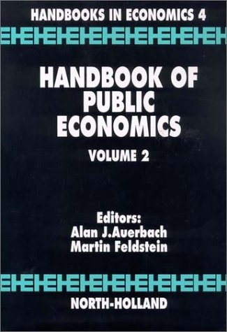 Amazon | Handbook of Public Economics (Handbooks in Economics, Vol 2 ...