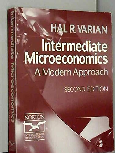 Intermediate Microeconomics: Hal R. Varian: 9780393960259: Amazon.com ...