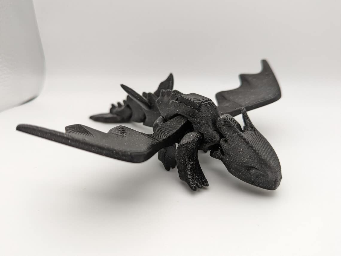 Buy 3Dreams4U 3D Printed Dragon Flexi Toy with Flapping Wings |Stress ...