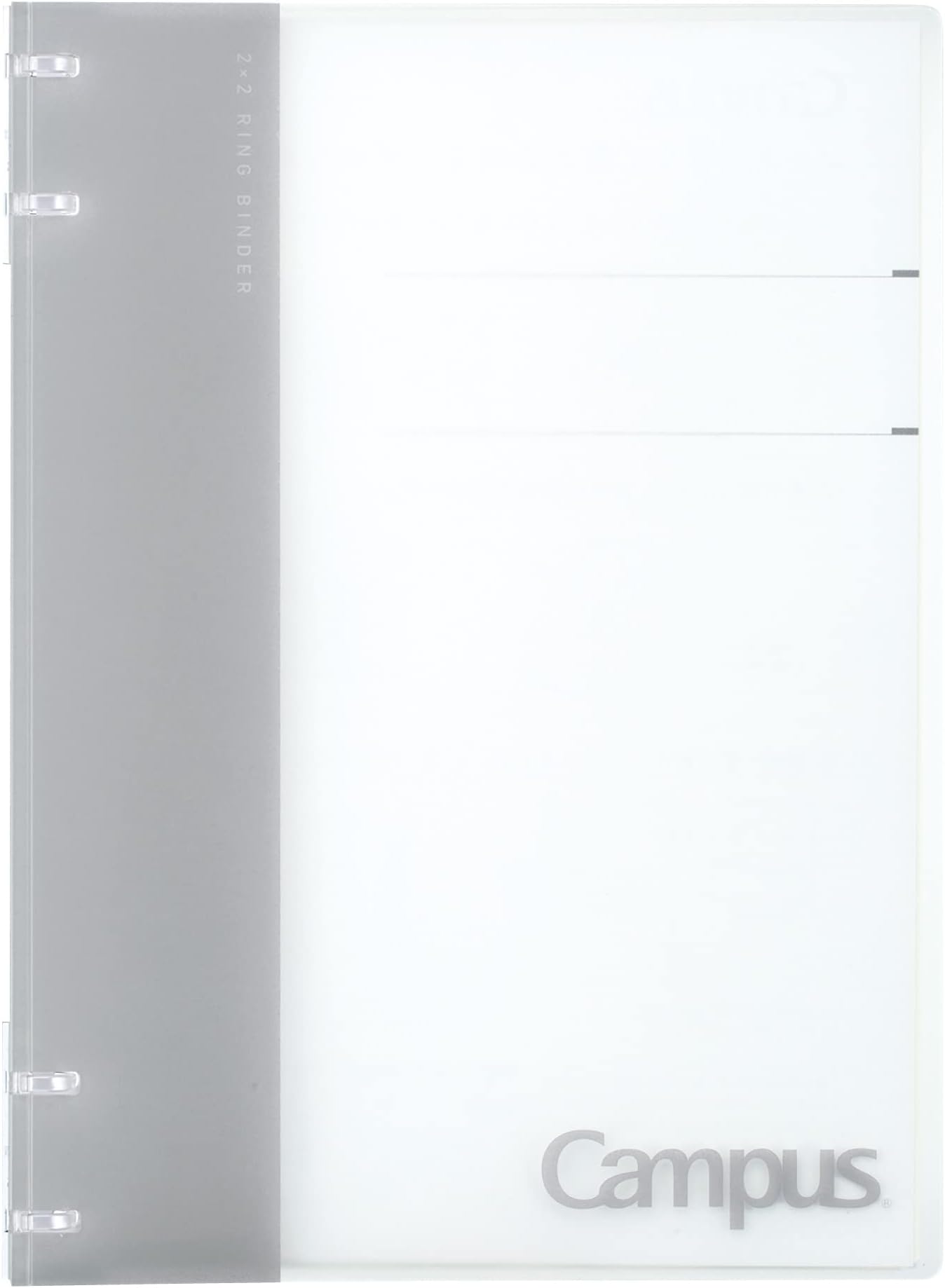 Amazon.co.jp: コクヨ(KOKUYO) ルーズリーフ バインダー キャンパス B5 26穴 最大100枚 透明 スライド ル ...