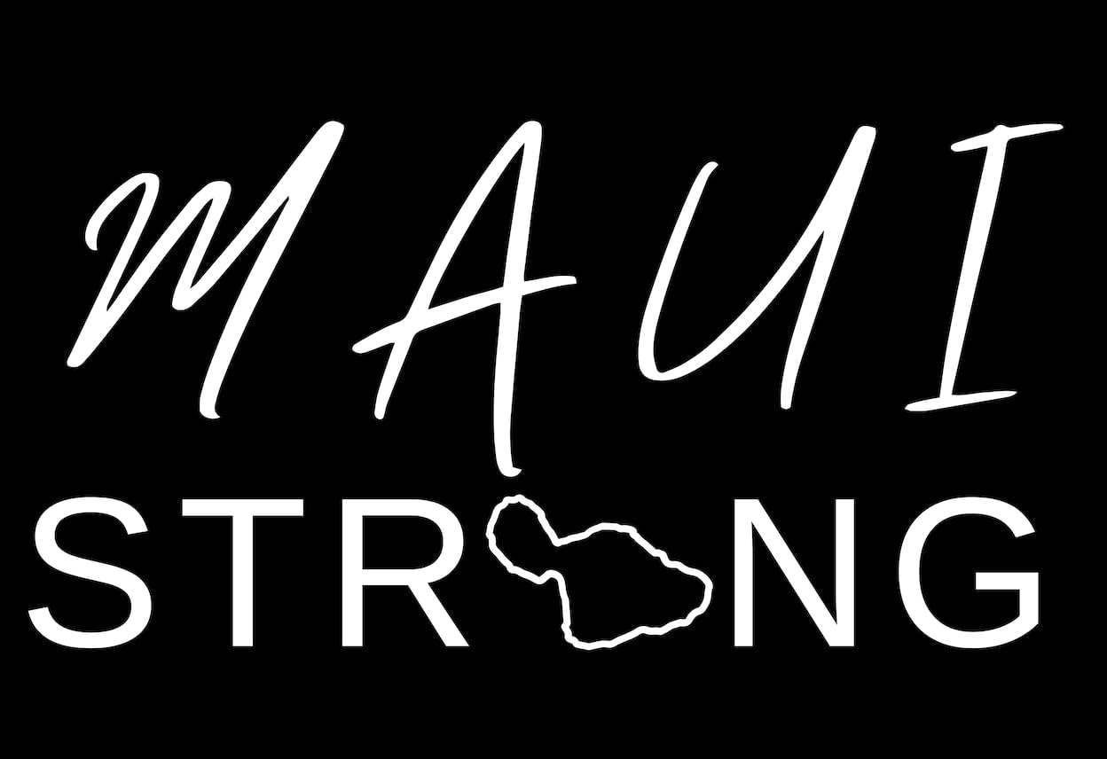Amazon.com - Maui Strong Hawaii 6" White Vinyl Sticker Decal