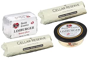 Amazon.com: Limburger Cheese and Crackers Sampler with Amish Country ...