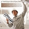 Amazon.com: MorningRo 4 Inch Round Metal Duct Offset Dryer Vent Pipe ...