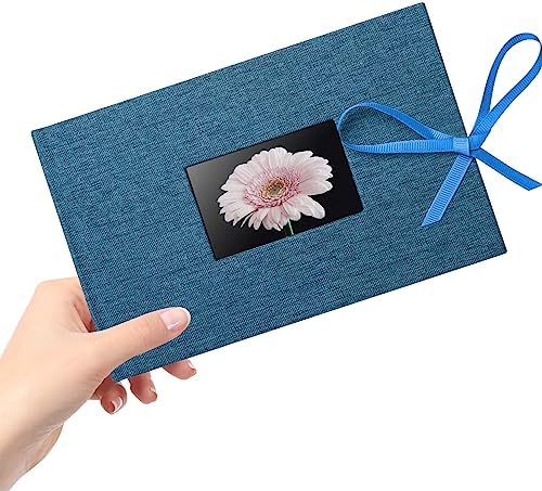 Fabmaker Small Photo Album 4x6, Picture Album Holds 24 Horizontal ...