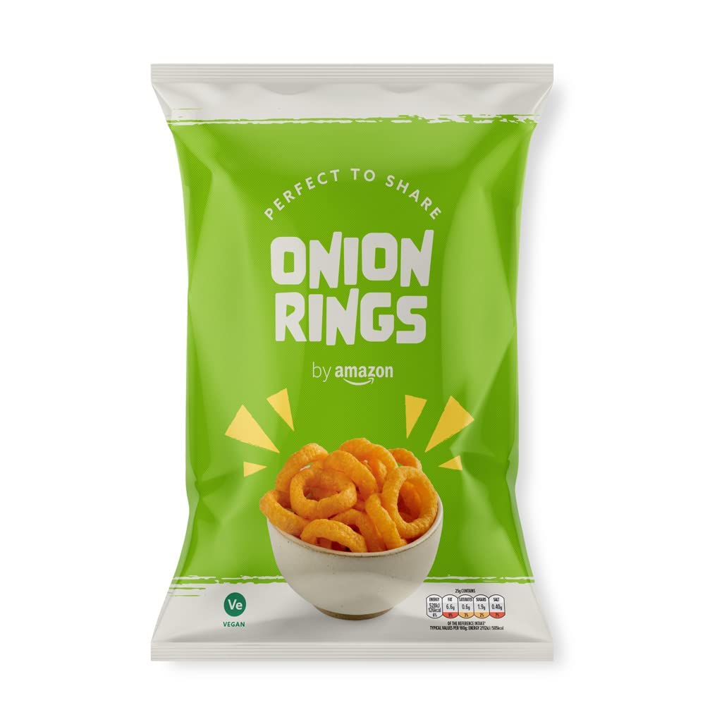 by Amazon Onion Rings Snacks, 150g : Amazon.co.uk: Grocery
