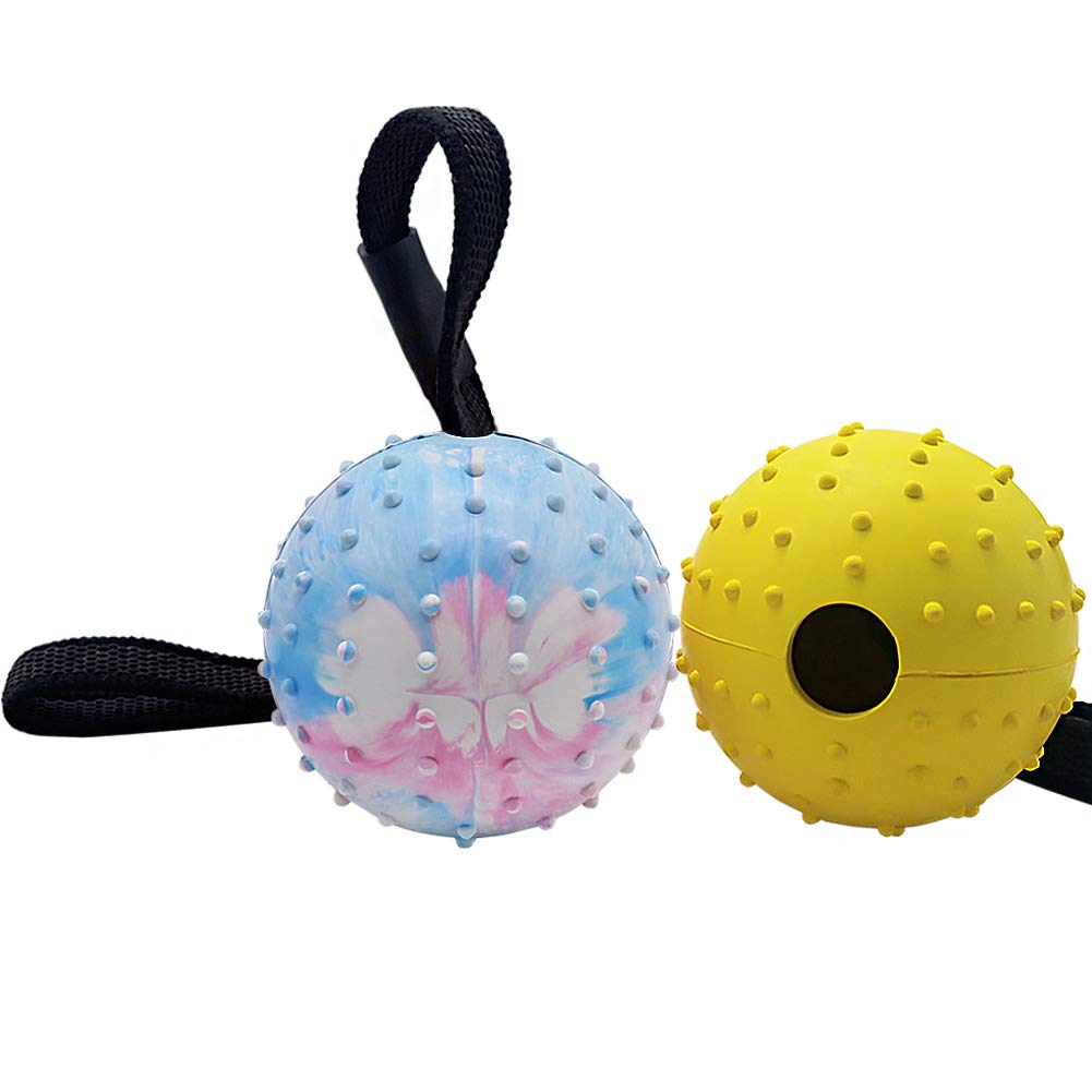 Snapklik.com : Vivifying Dog Ball On A Rope, 2 Pack Natural Interactive ...
