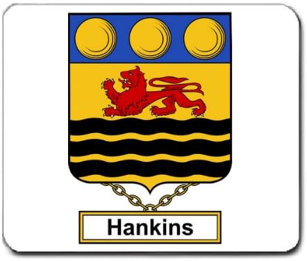 Amazon.com: Hankins Family Crest Coat of Arms Mouse Pad : Office Products