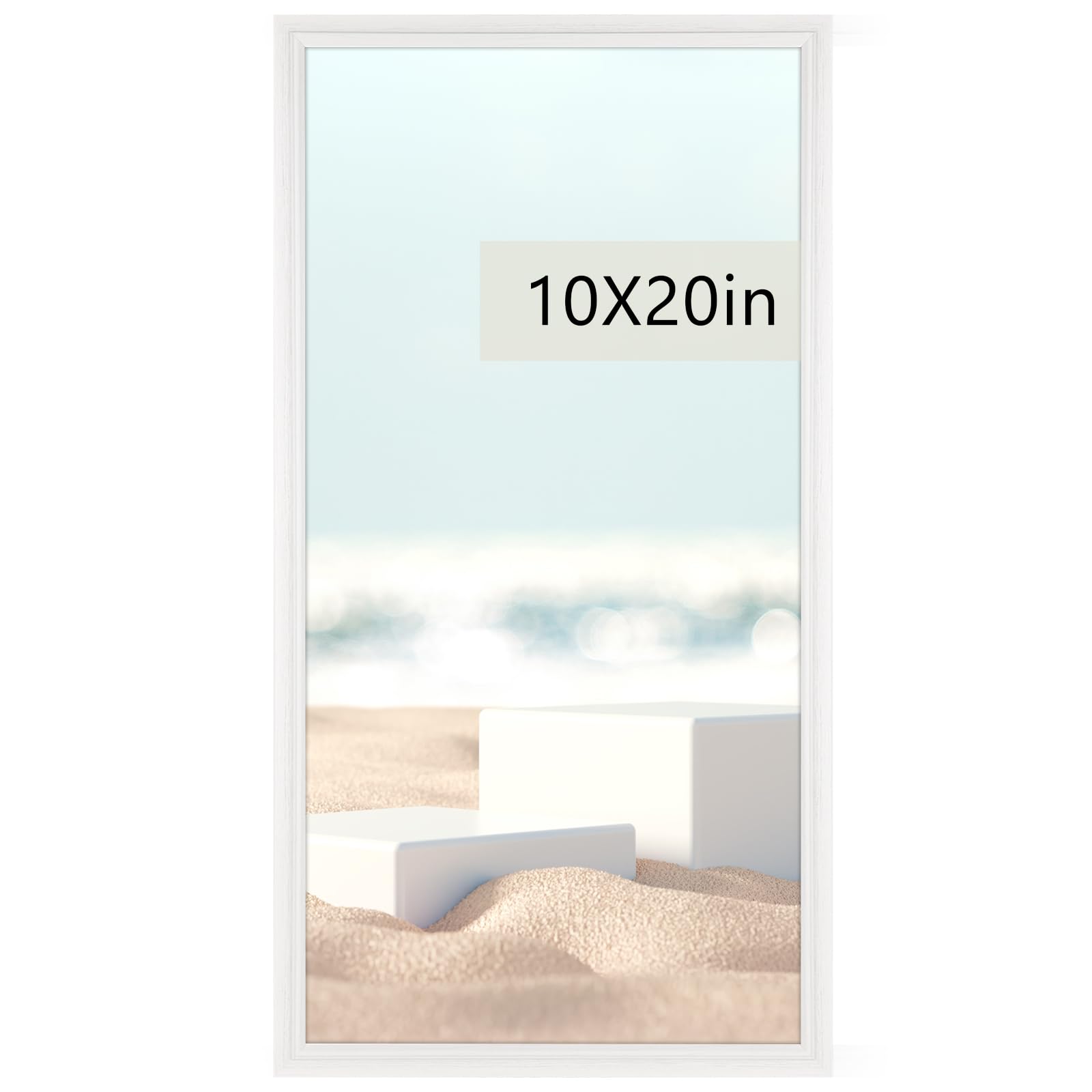 Snapklik.com : 10x20 Picture Frame, White Poster Frame, Home Decor ...