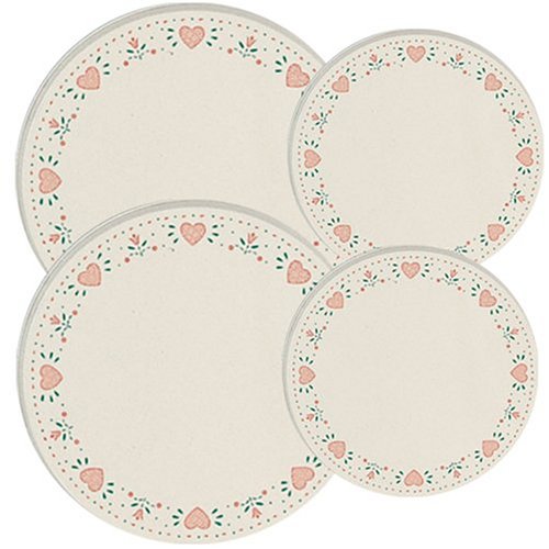Corelle Coordinates Forever Yours Economy Burner Covers, Set of 4 ...