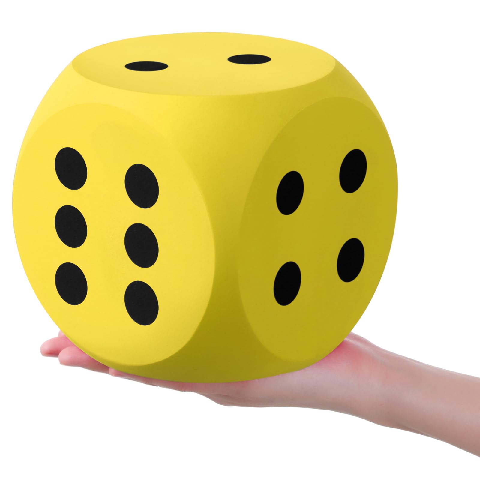Amazon.com: Shappy 6 Inches Foam Dice Fun Filled Large Educational Toy ...